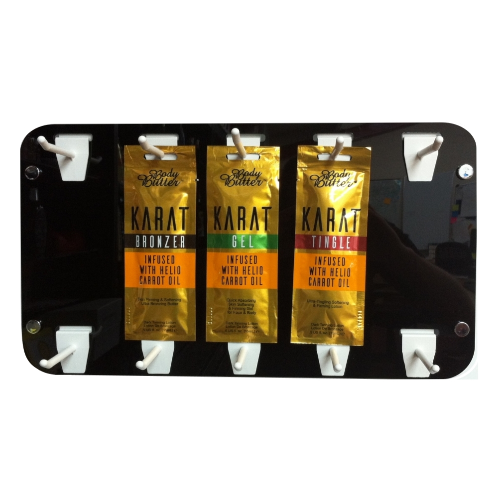 Acrylic Sachet Wall Display – Peak Tanning and Beauty Supplies Ltd
