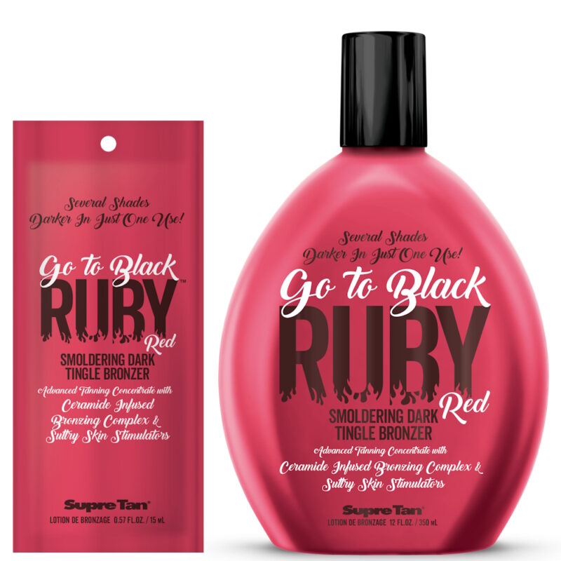 Supre Tan Go To Black Ruby Red – Peak Tanning and Beauty Supplies Ltd