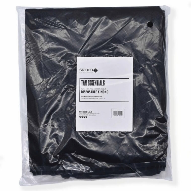 Sienna X Spray Tan Disposable Kimono (Black) – Peak Tanning and Beauty ...