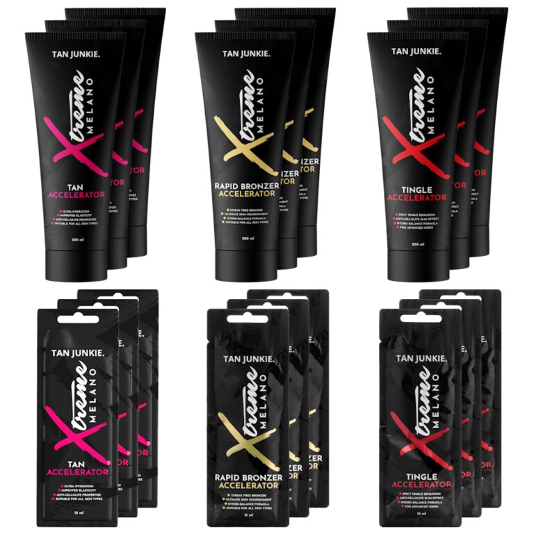 Tan Junkie Xtreme Melano Intro Kit – Peak Tanning and Beauty Supplies Ltd